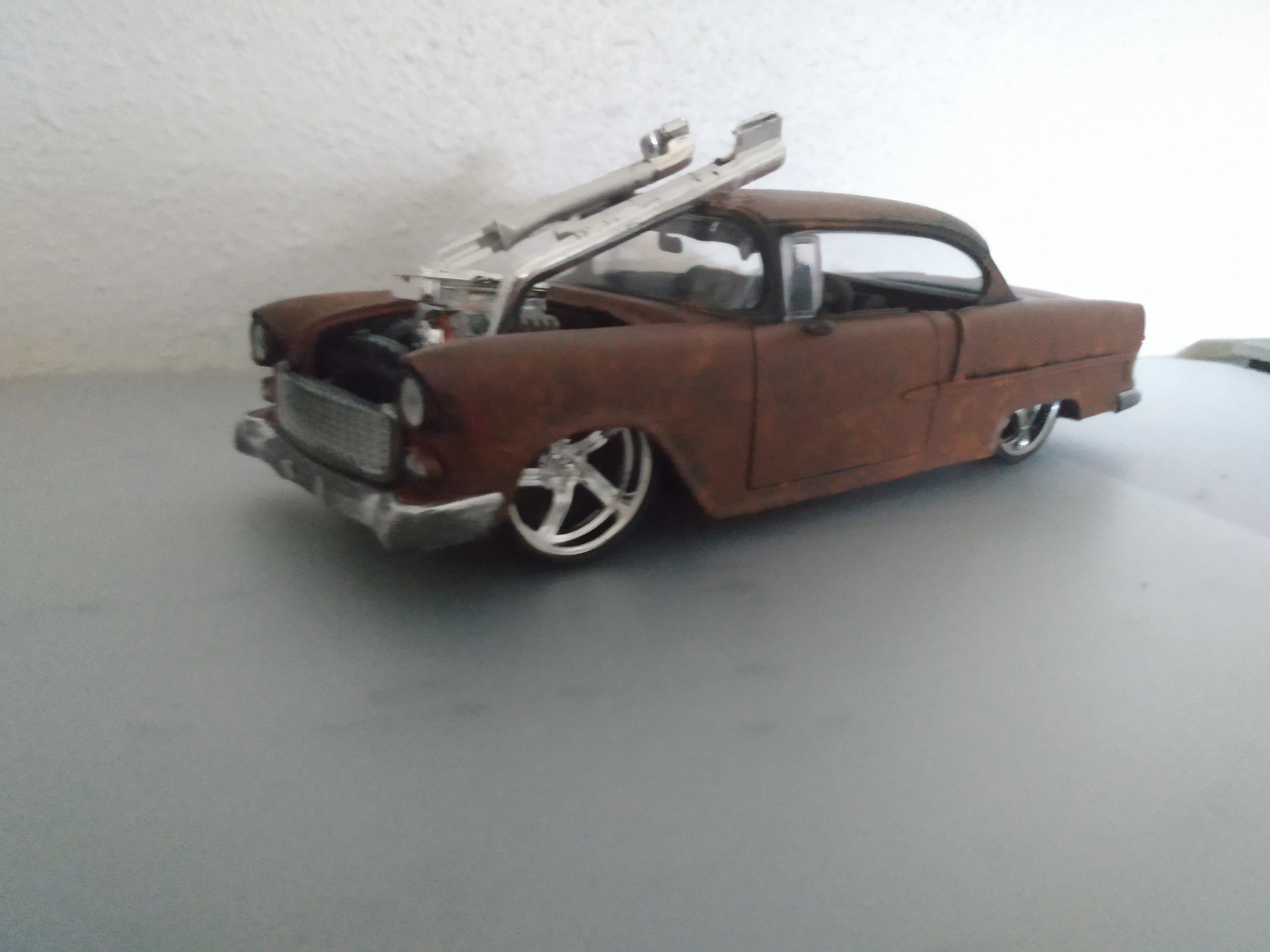 1/24 Scale 55 Chevy Rat Rod Diecast - Etsy