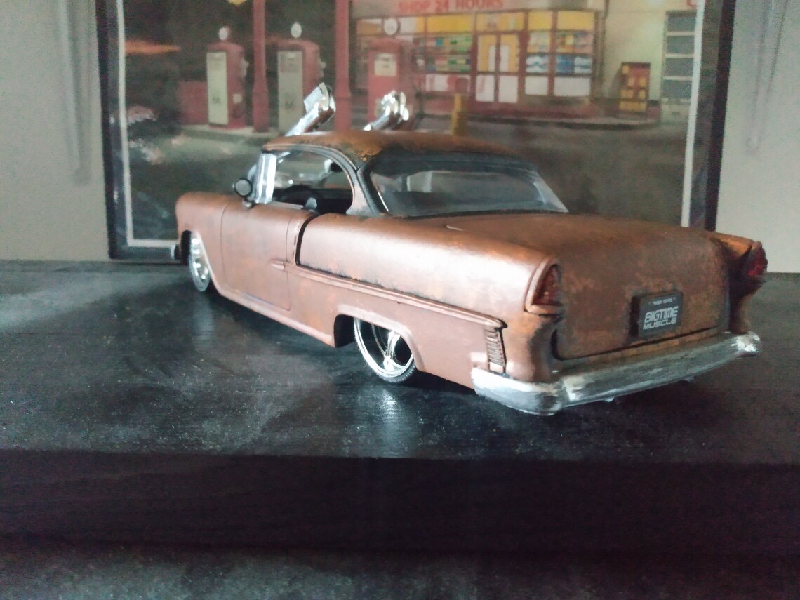 1/24 Scale 55 Chevy Rat Rod Diecast - Etsy