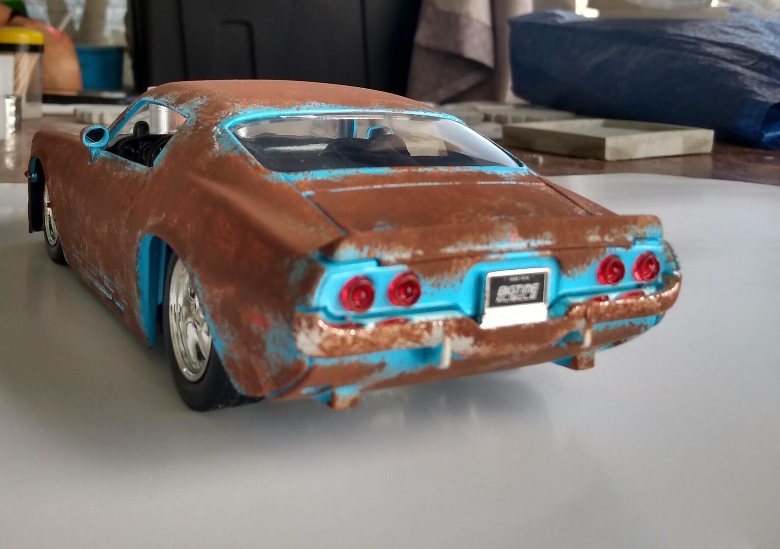 1/24 Scale 1971 Camaro Rat Rod Rusted Out Diecast - Etsy