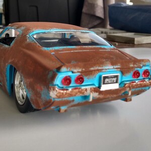 1/24 Scale 1971 Camaro Rat Rod Rusted Out Diecast - Etsy