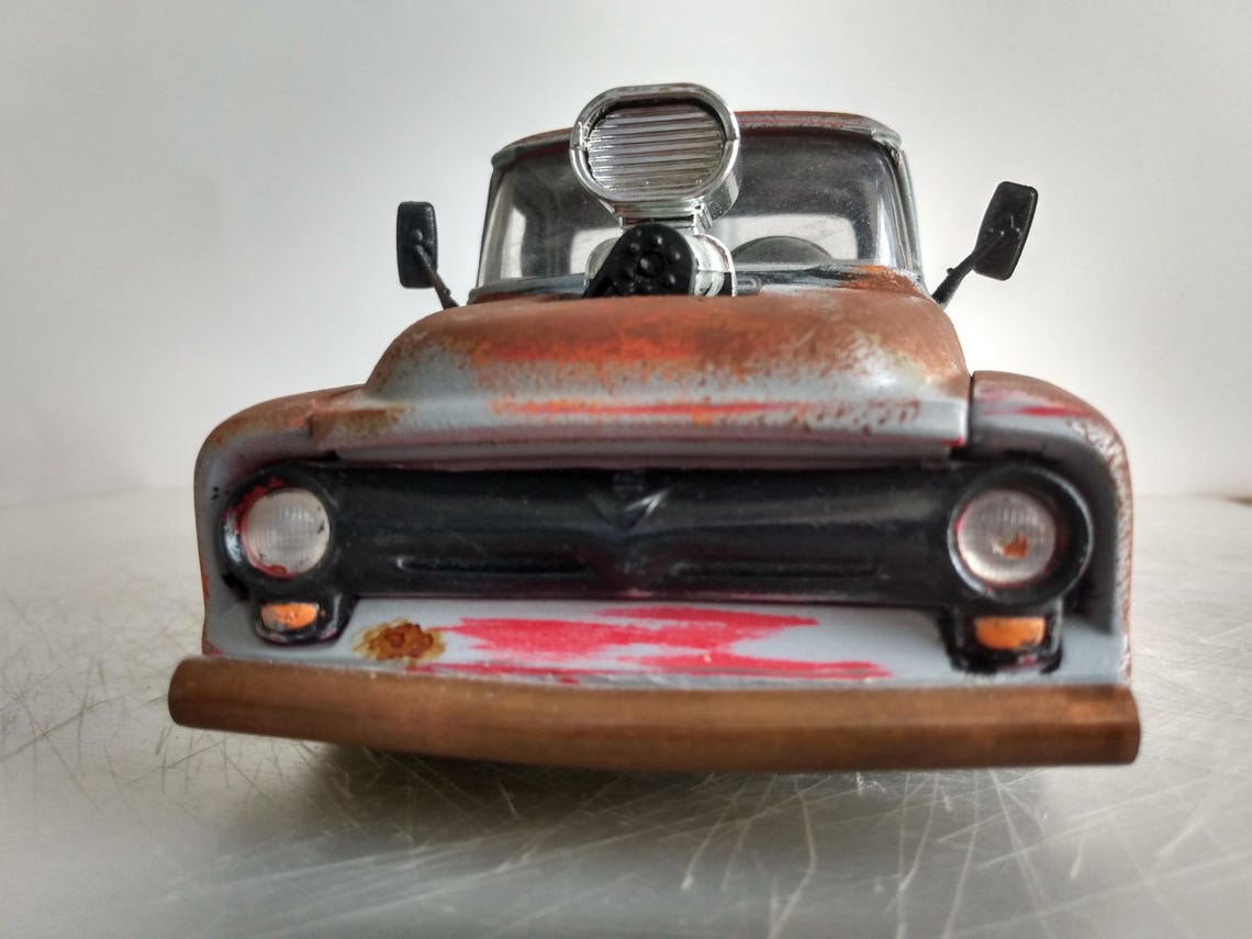 1/24 Scale 56 Ford F100. Rat Rod Diecast - Etsy