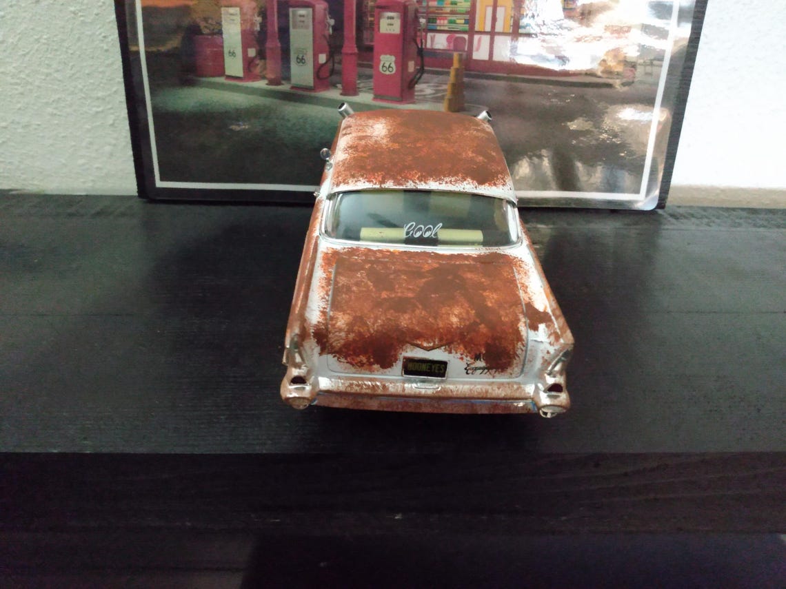 1/25 Scale 57 Chevy Diecast Rat Rod - Etsy