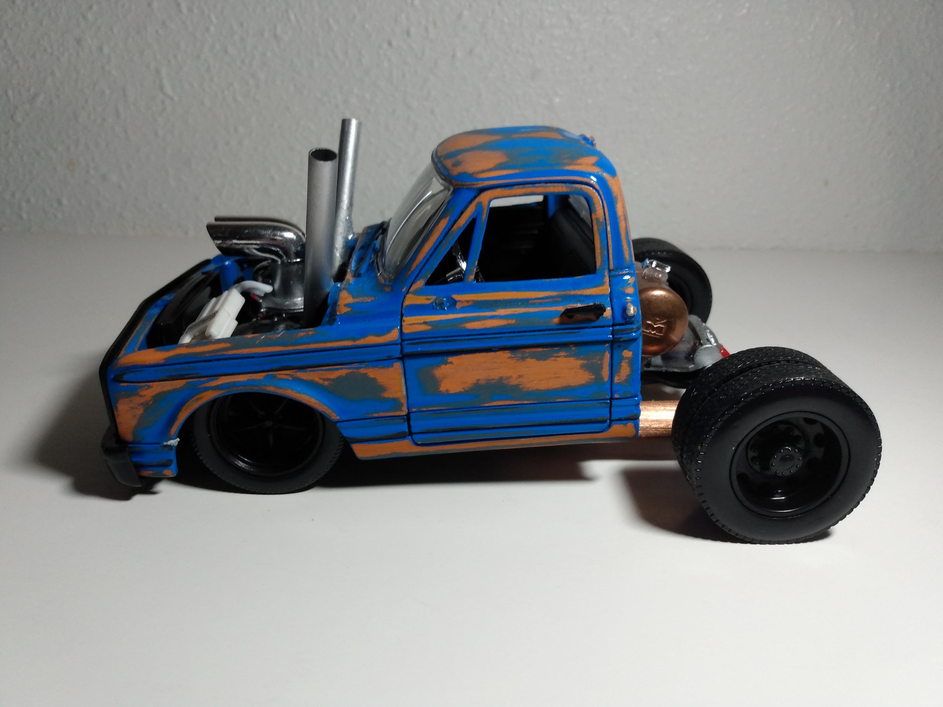 1/24 Scale 72 Chevy Cheyenne Rat Rod Diecast - Etsy