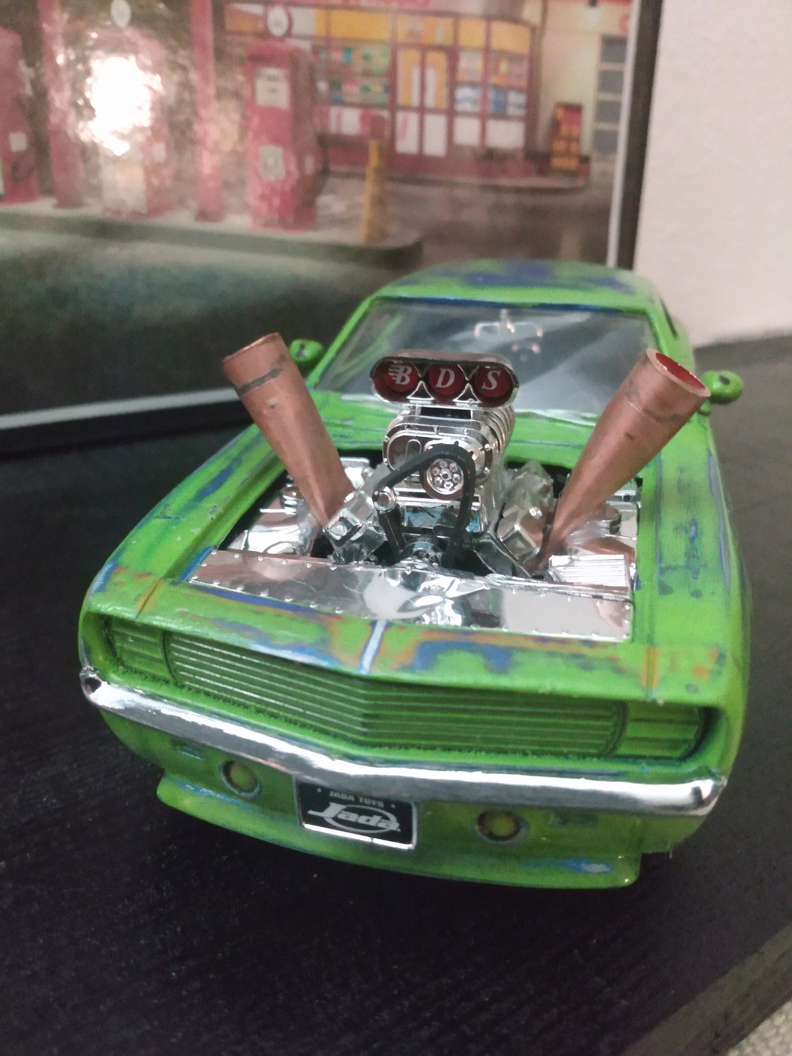 1/24 Scale 69 Camaro Rat Rod Diecast - Etsy