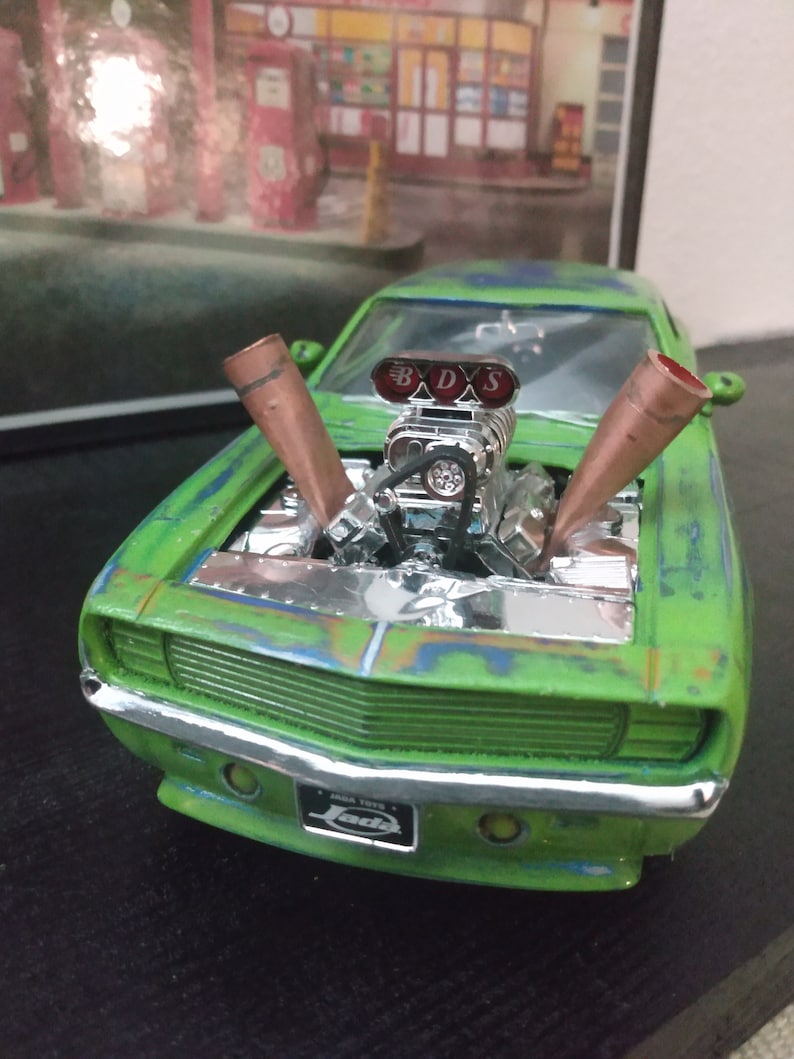 1/24 Scale 69 Camaro Rat Rod Diecast - Etsy