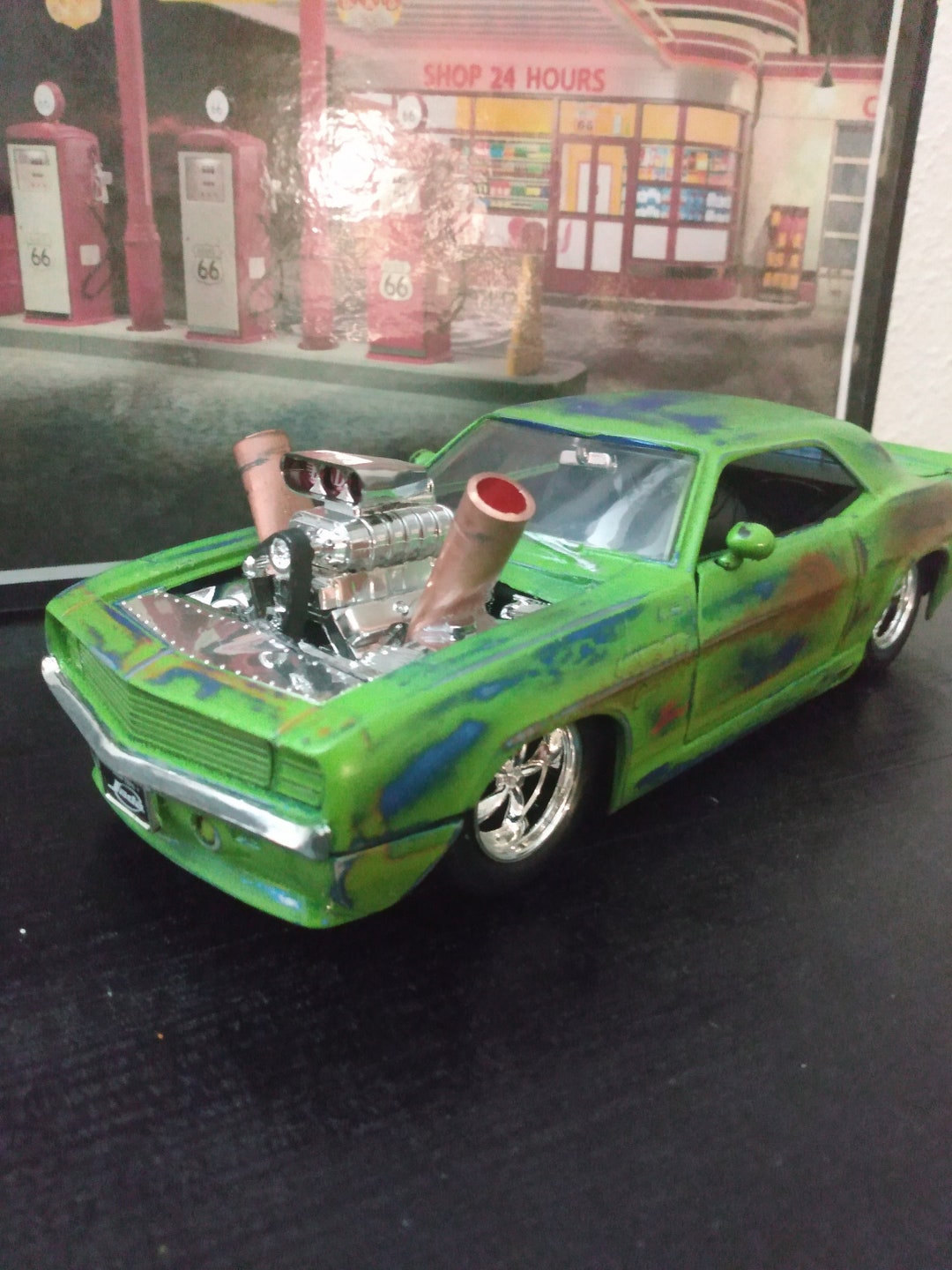 1/24 Scale 69 Camaro Rat Rod Diecast - Etsy