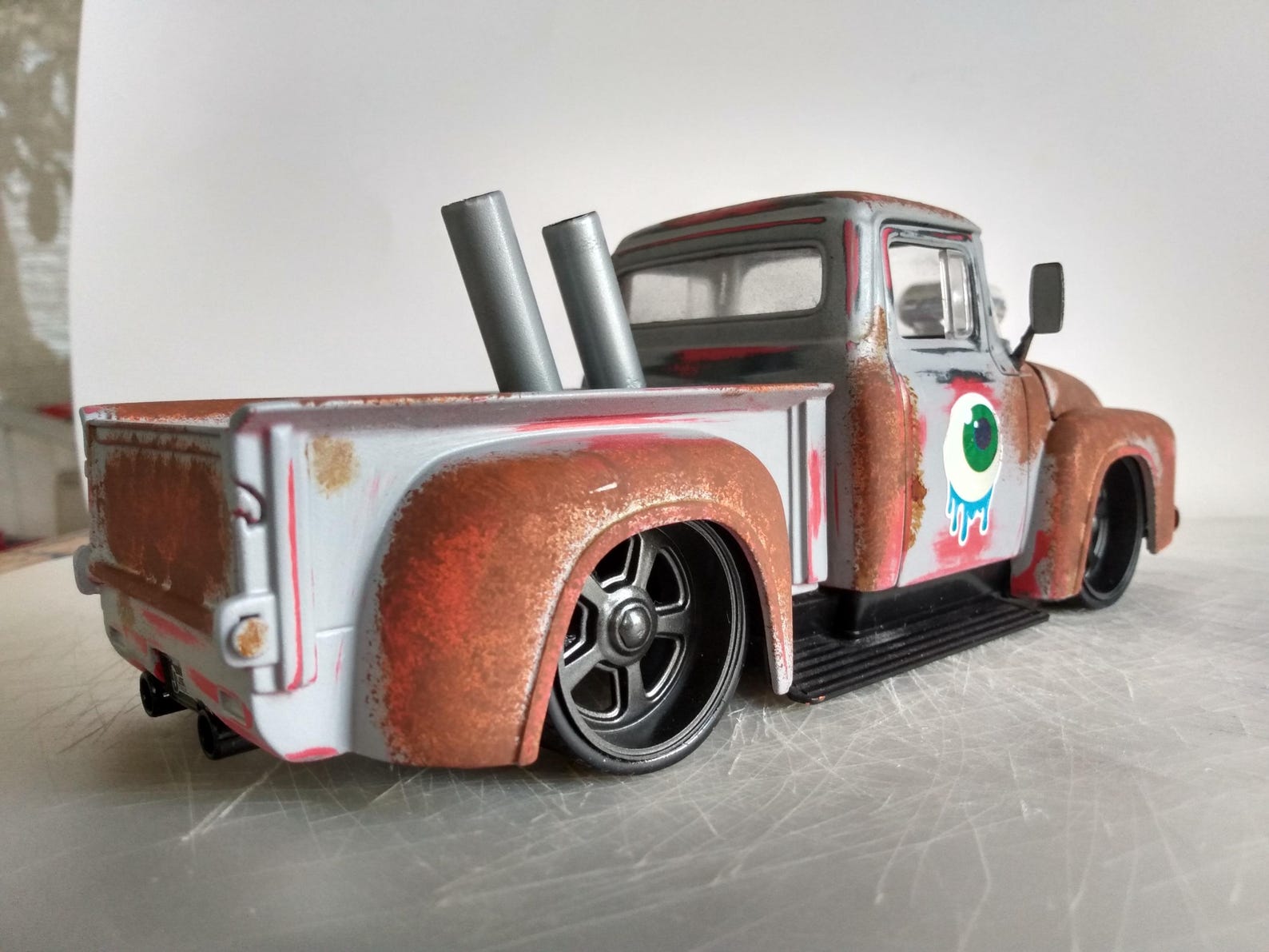 1/24 Scale 56 Ford F100. Rat Rod Diecast - Etsy