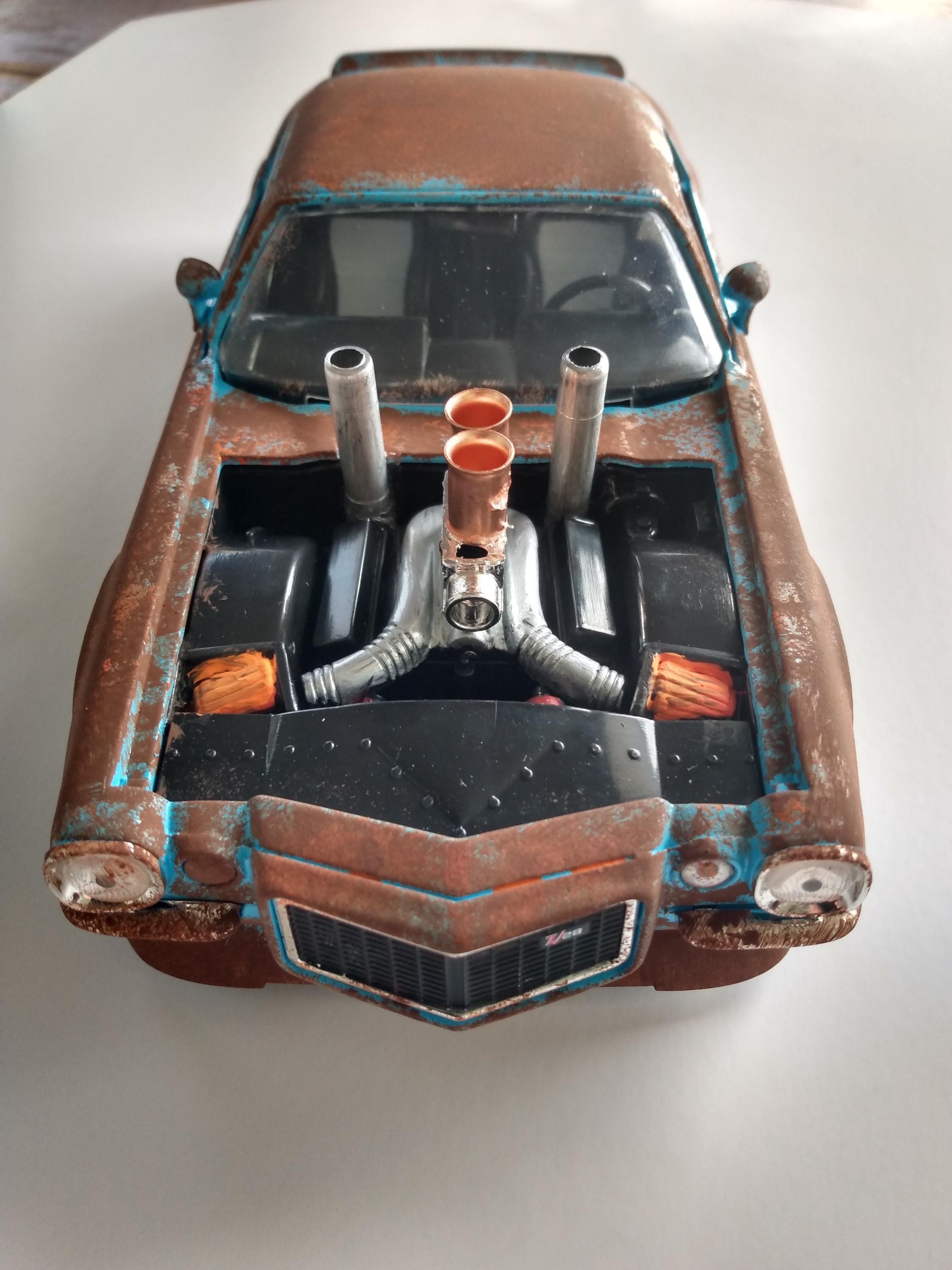 1/24 Scale 1971 Camaro Rat Rod Rusted Out Diecast - Etsy