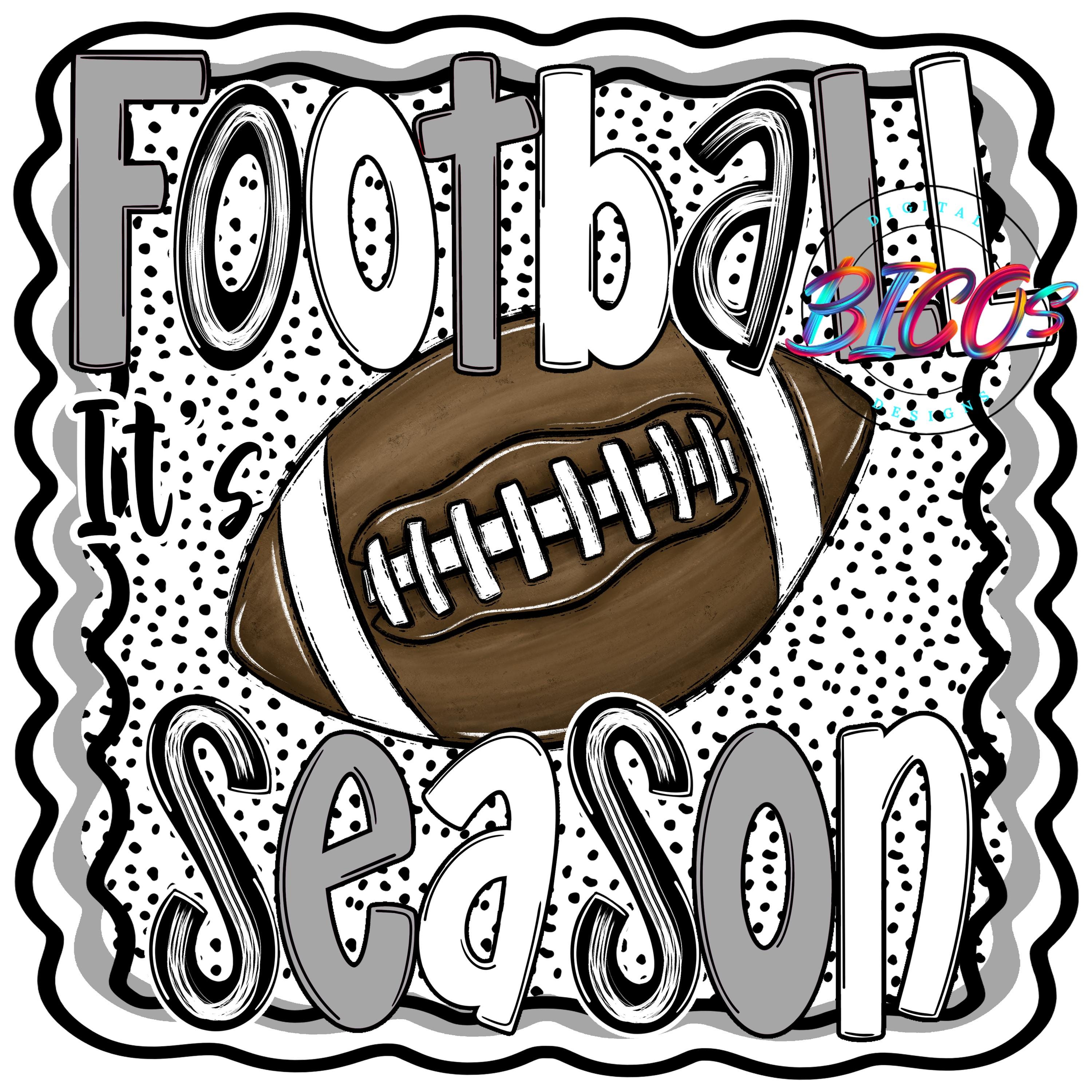 Football Season PNG, Gray, High Resolution Mockup Visual Purpose Only ...