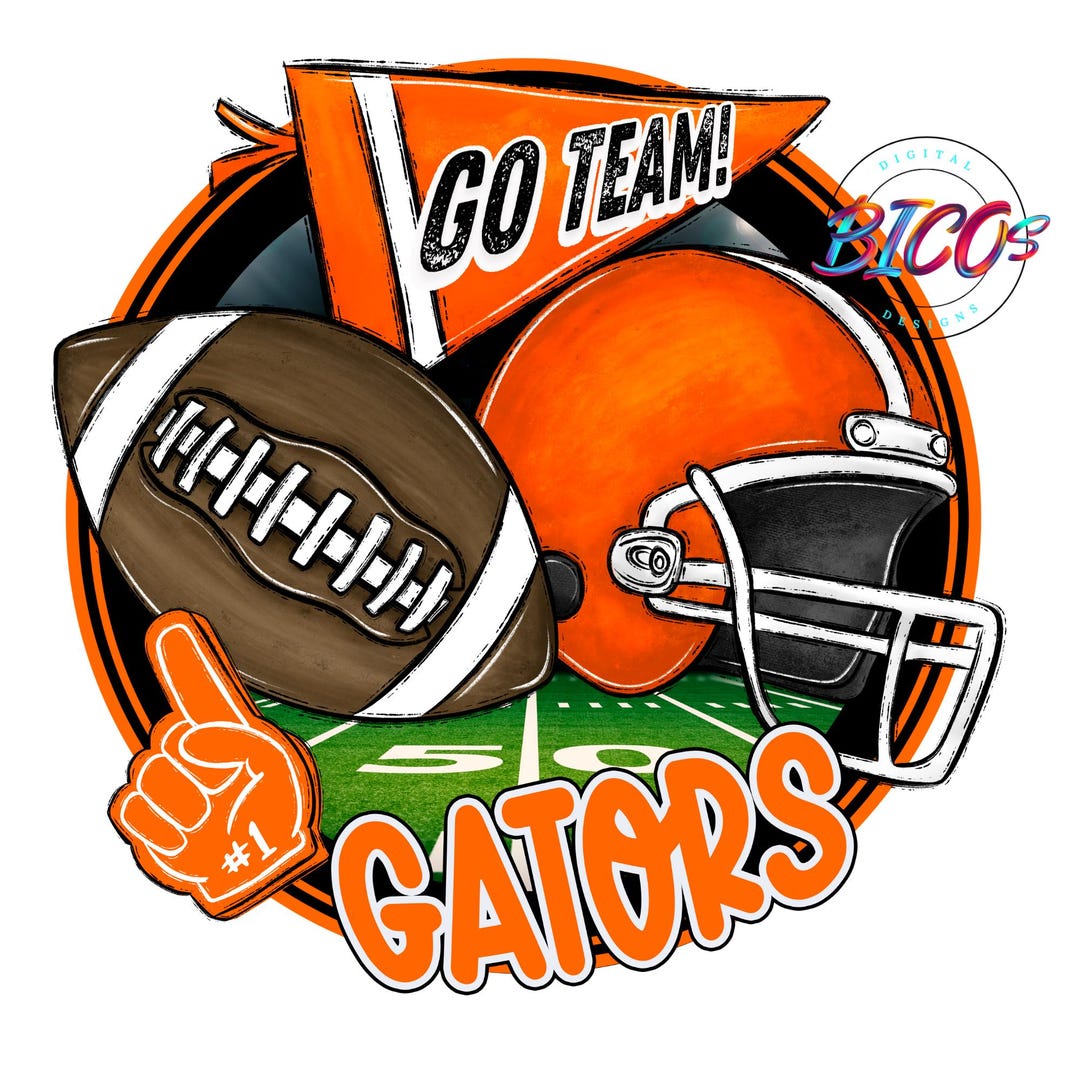 Gators Football PNG, Orange, High Resolution Png, DESIGN ONLY **mockup ...