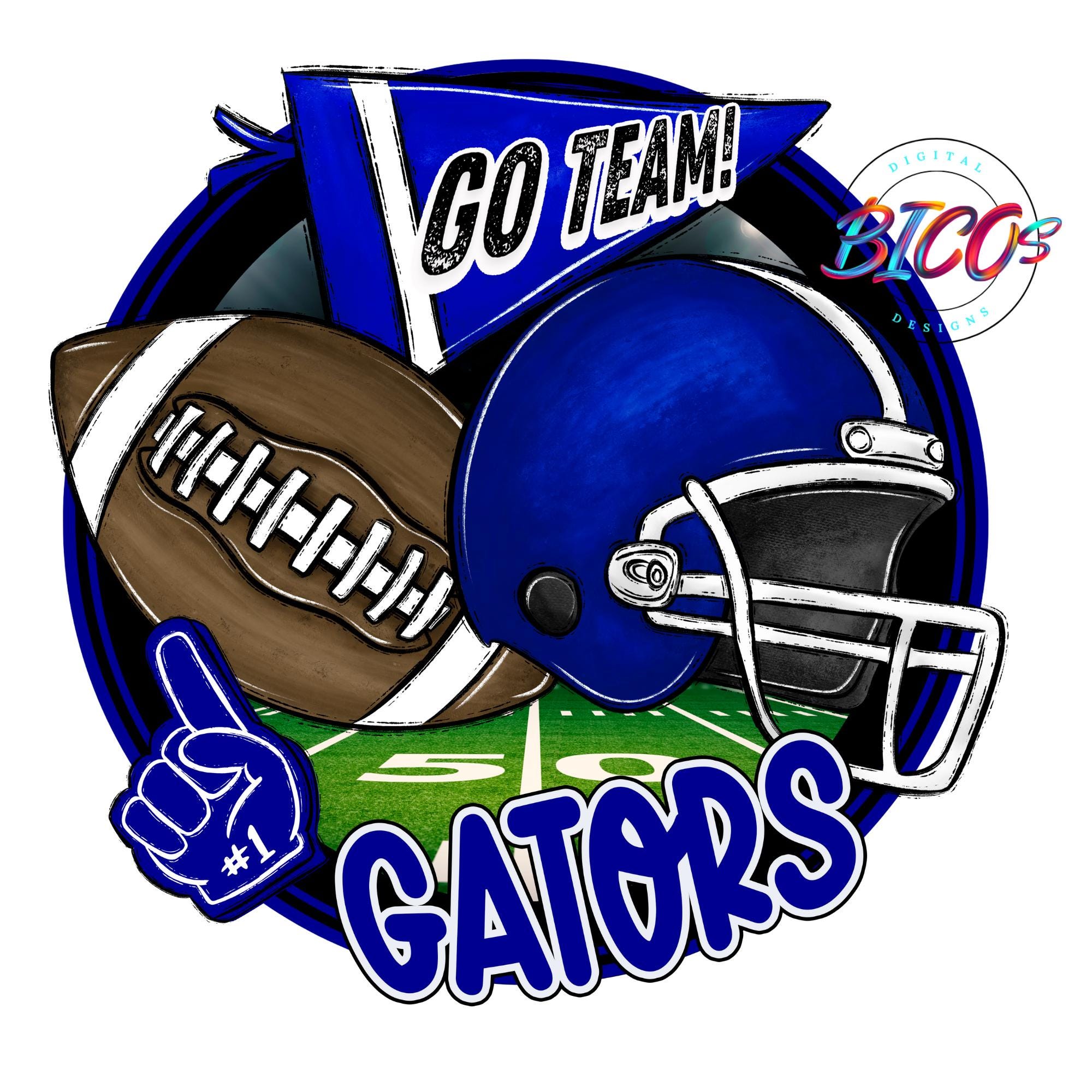 Gators Football PNG, Blue, High Resolution Png, DESIGN ONLY **mockup ...