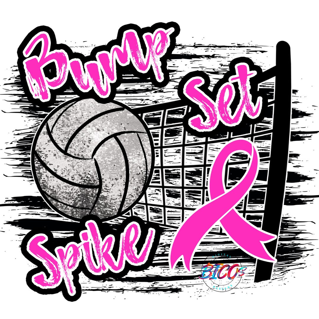 Volleyball Pink-october Design Sequins Volleyball, Pink, High Res PNG ...