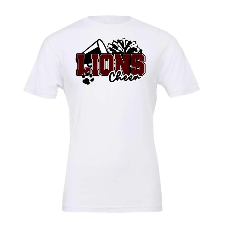 Lions Cheer, Maroon, High Resolution PNG,300DPI Design Only **mockup ...
