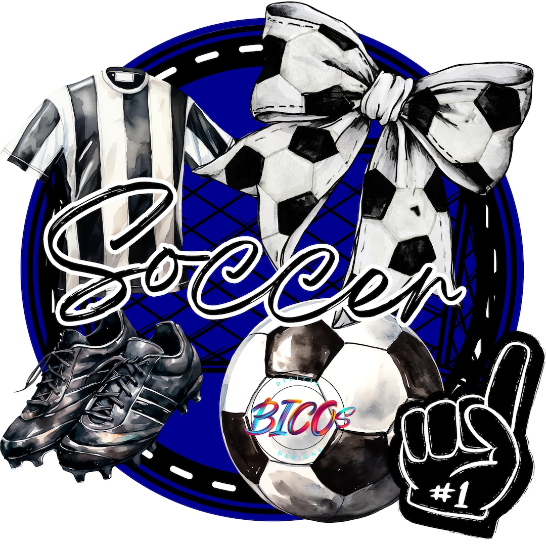 Soccer PNG, Blue, High Resolution Mockup Visual Purpose Only-commercial ...