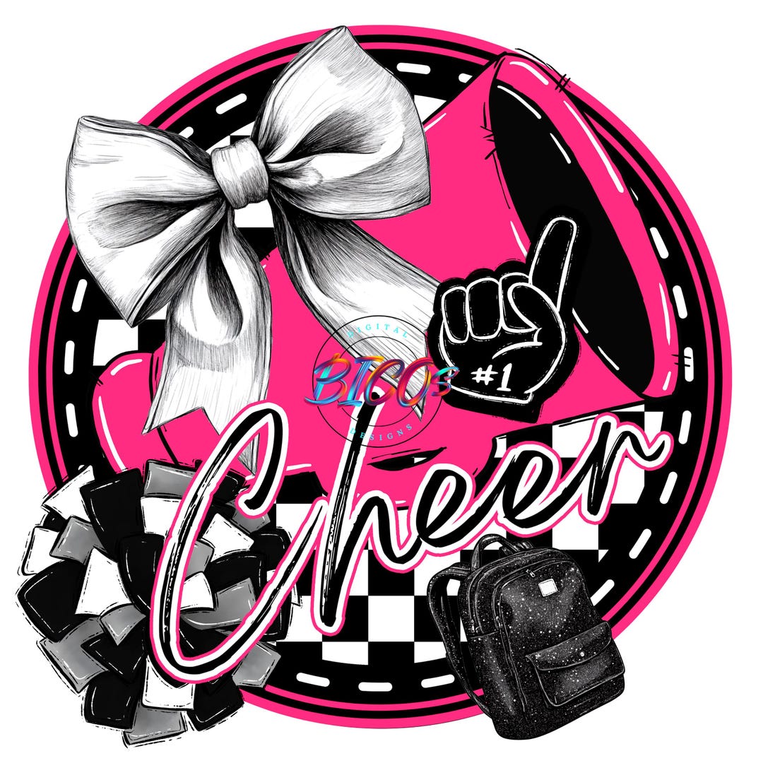 Cheer PNG, Pink, High Resolution Mockup Visual Purpose Only-commercial ...