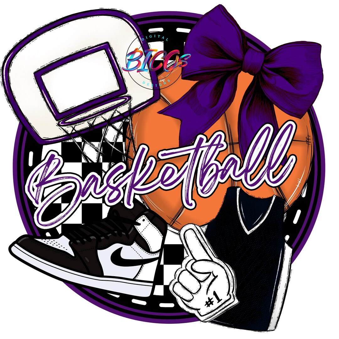 Basketball PNG, Purple, High Resolution Mockup Visual Purpose Only ...