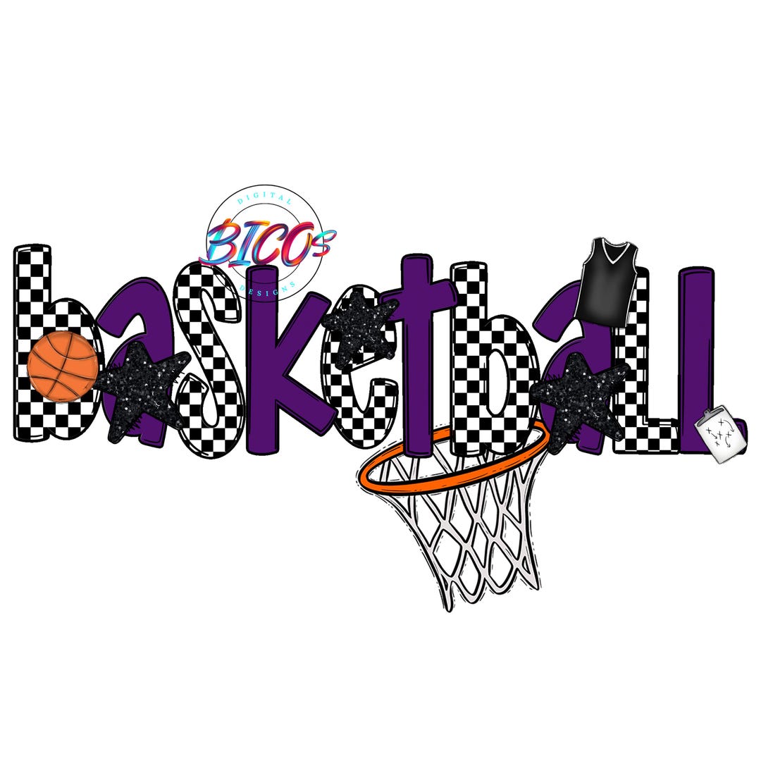 Basketball Design PNG, Purple, High Resolution Png, PNG Design ONLY ...