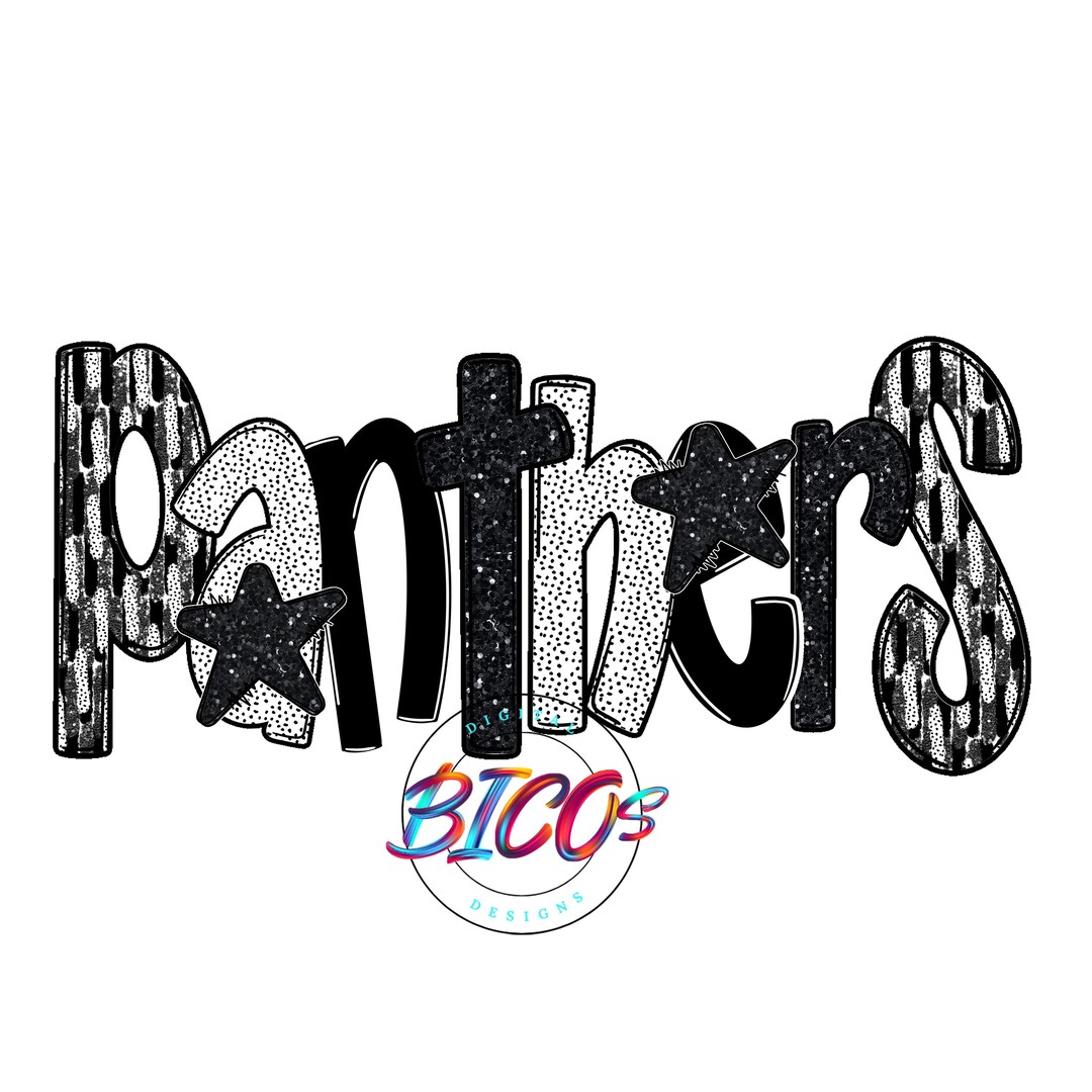 Panthers Custom High Res PNG, Design Only **mockup Visual Purpose Only ...