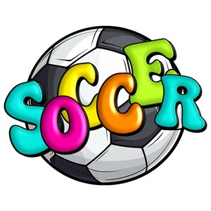 Soccer Retro, Bright, High Resolution PNG,300DPI Design Only **mockup ...
