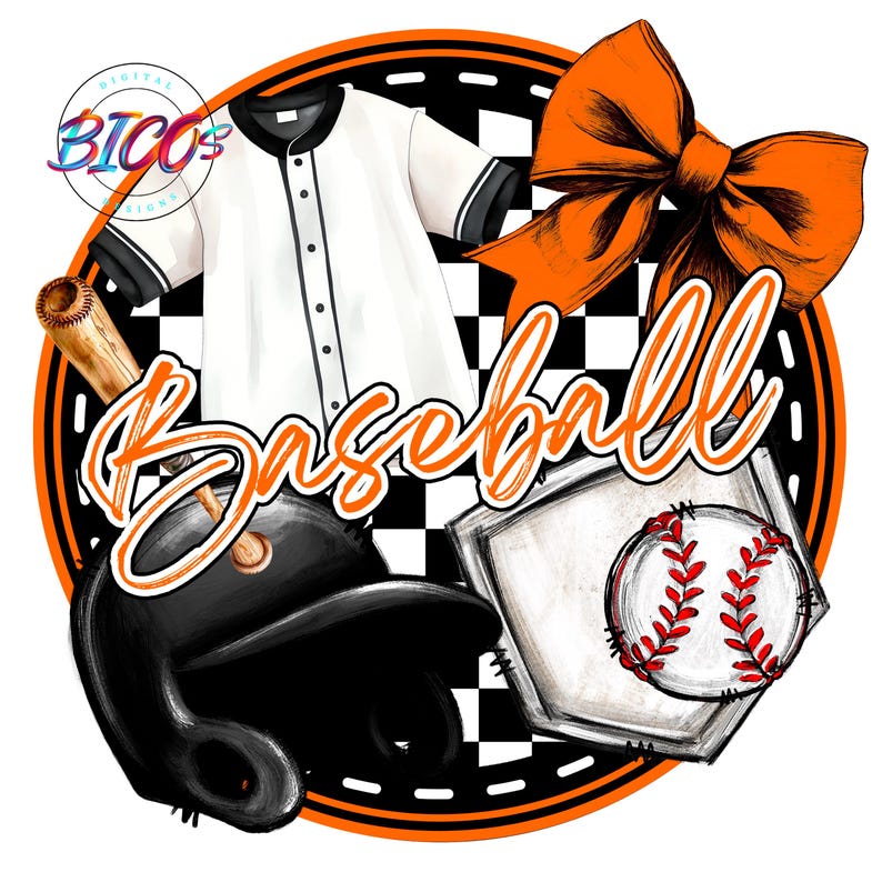 Baseball Design PNG, Orange, High Resolution Mockup Visual Purpose Only ...