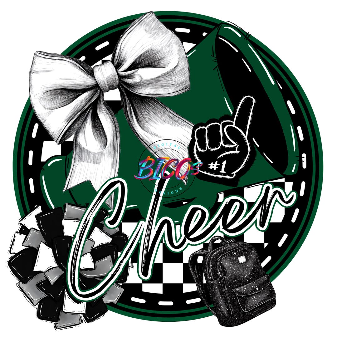 Cheer PNG, Green, High Resolution Mockup Visual Purpose Only-commercial ...