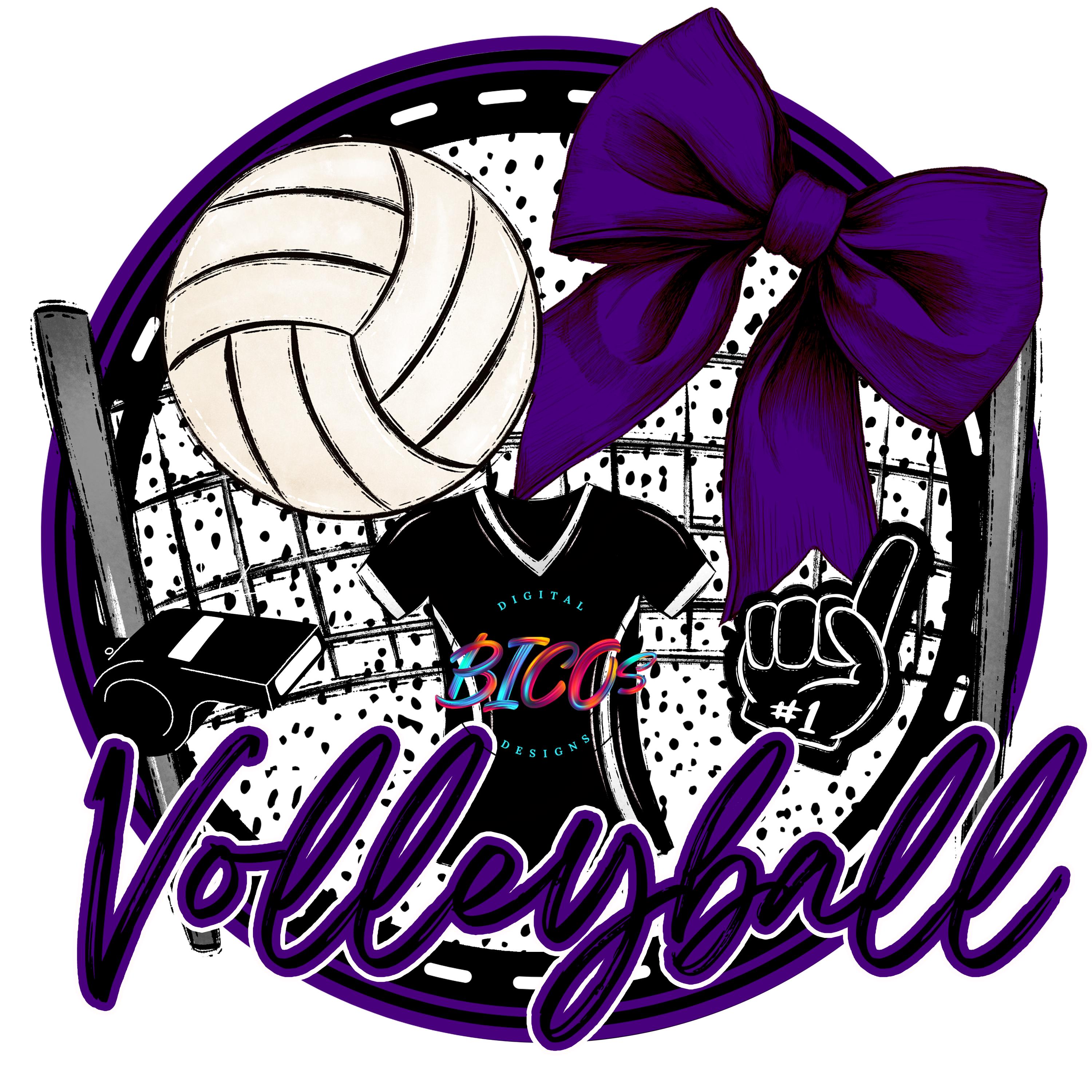 Volleyball PNG, Purple, High Resolution Mockup Visual Purpose Only ...