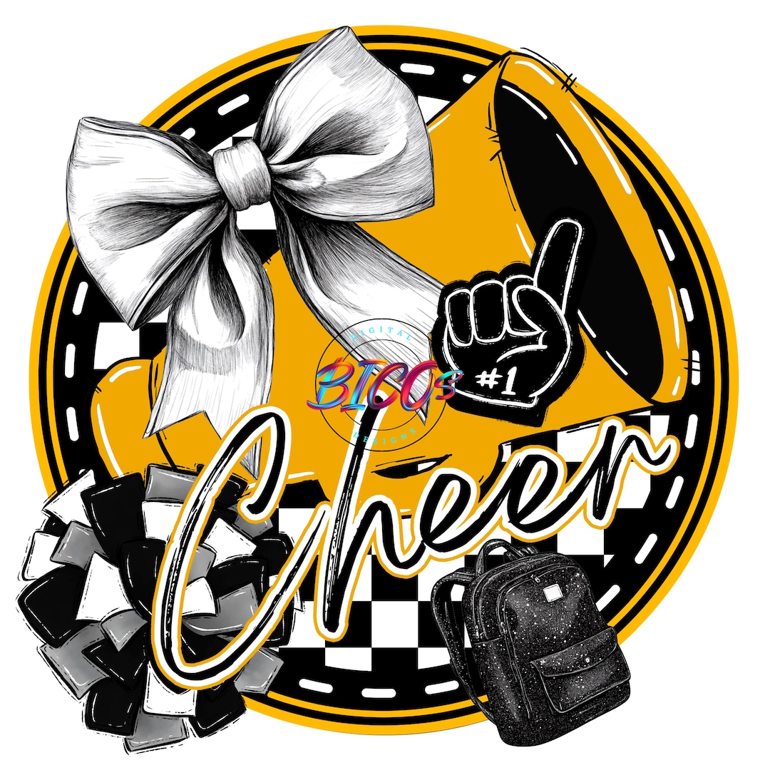 Cheer PNG, Yellow, High Resolution Mockup Visual Purpose Only ...