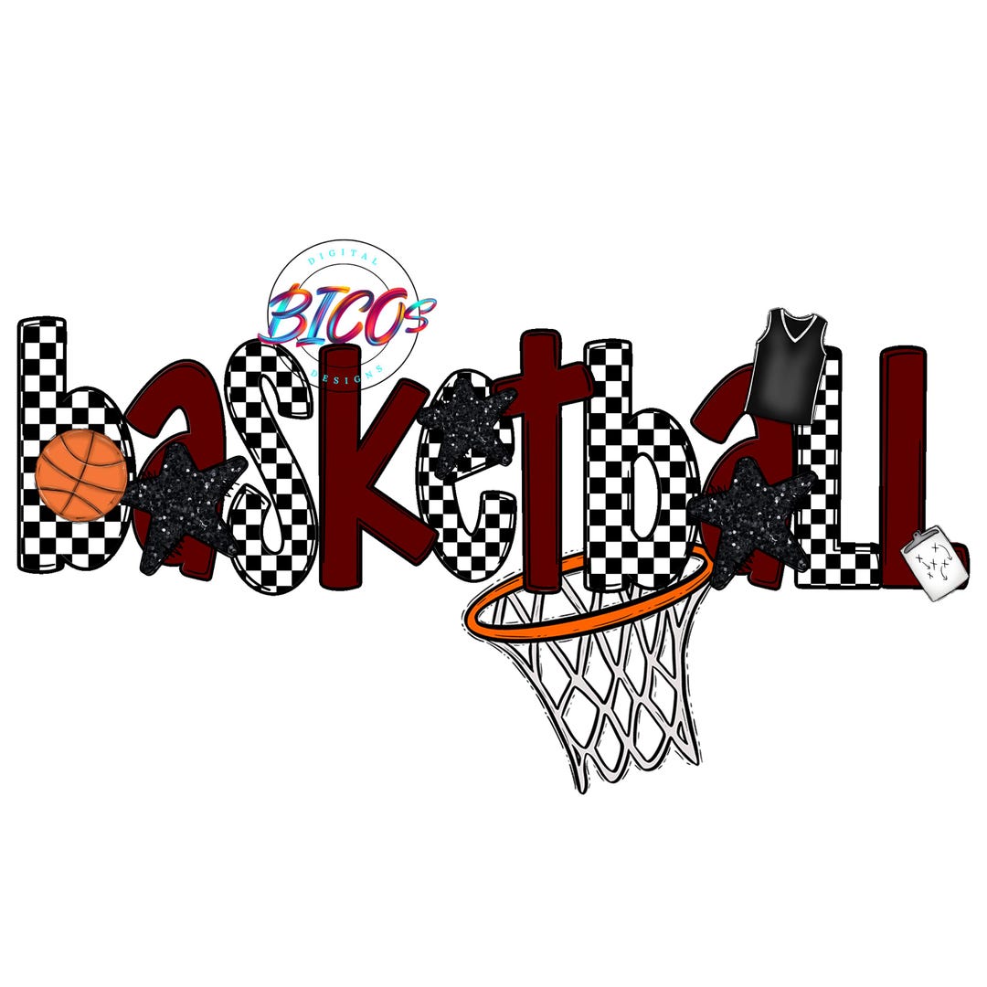 Basketball Design PNG, Maroon, High Resolution Png, PNG Design ONLY ...