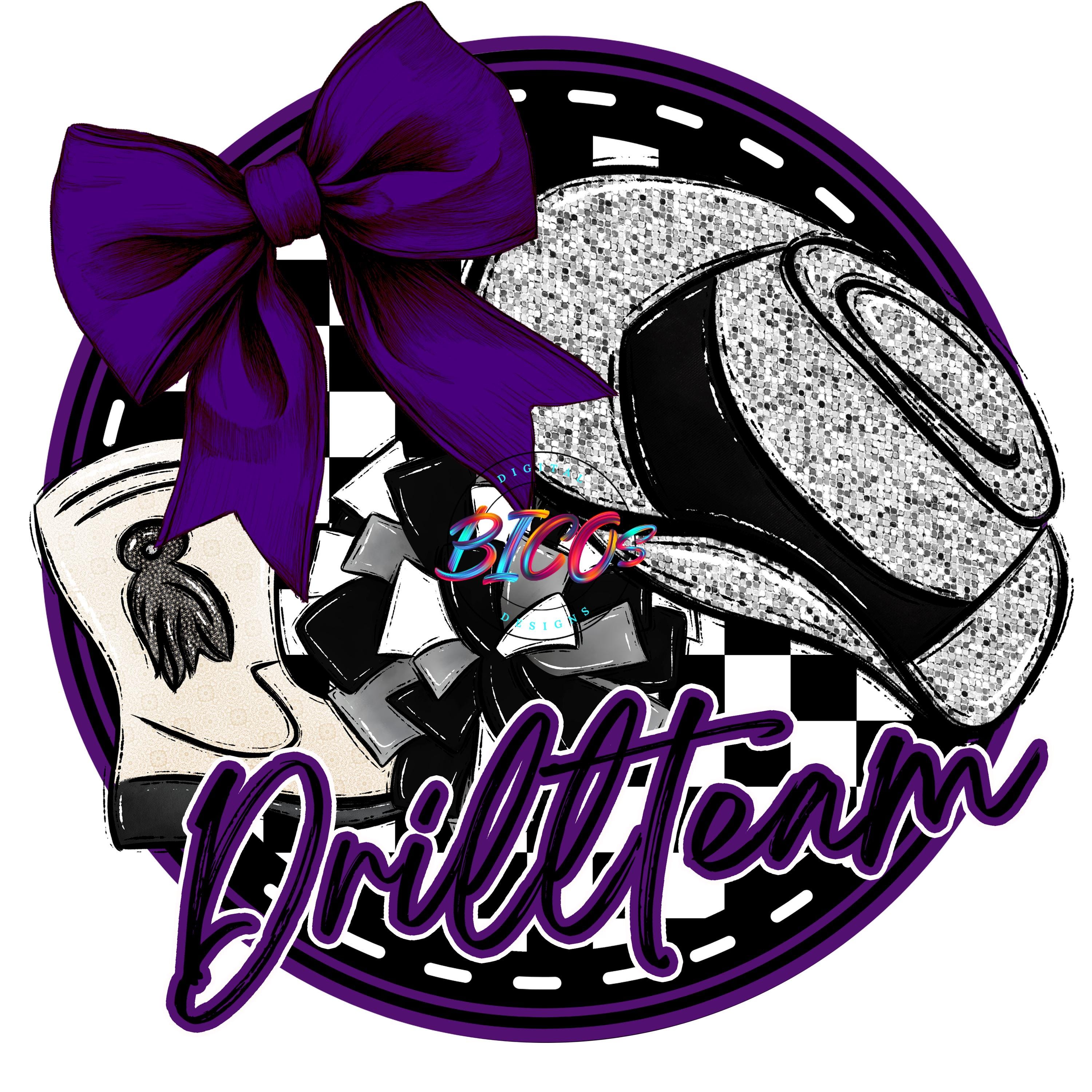 Drillteam PNG, Purple, High Resolution Mockup Visual Purpose Only ...