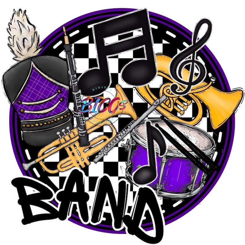 Band PNG, Purple, High Resolution Mockup Visual Purpose Only-commercial ...
