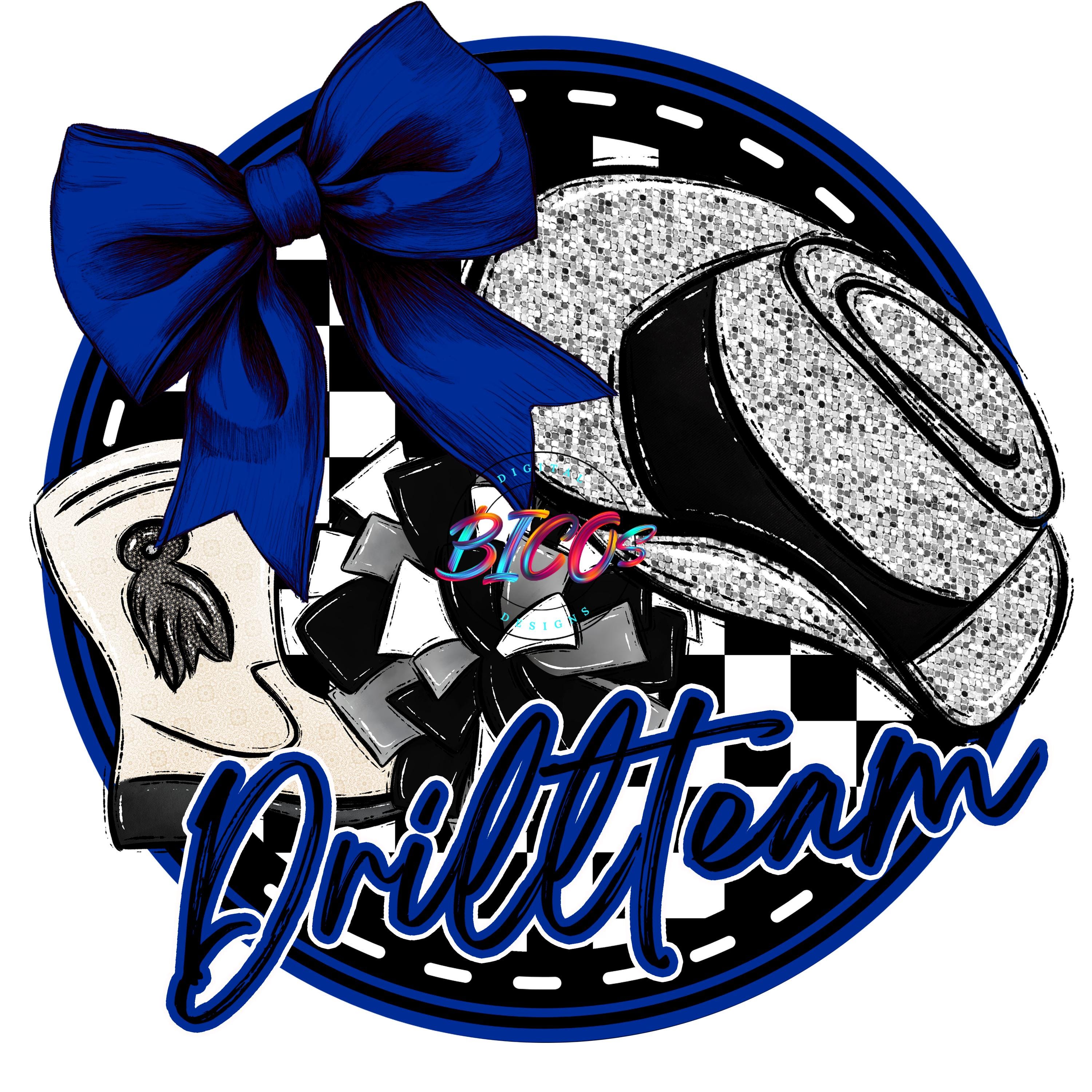 Drill Team PNG, Blue, High Resolution Mockup Visual Purpose Only ...