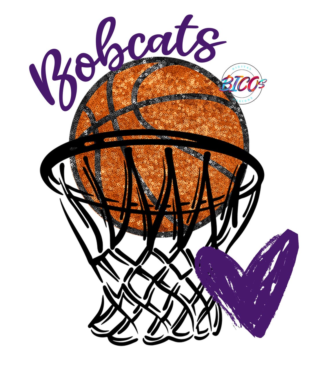 Bobcats Custom High Res PNG,300DPI Design Only mockup Visual Purpose ...