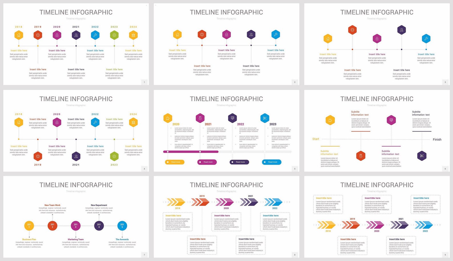 Custom New Timeline Powerpoint Slides, Powerpoint Template Minimalist ...