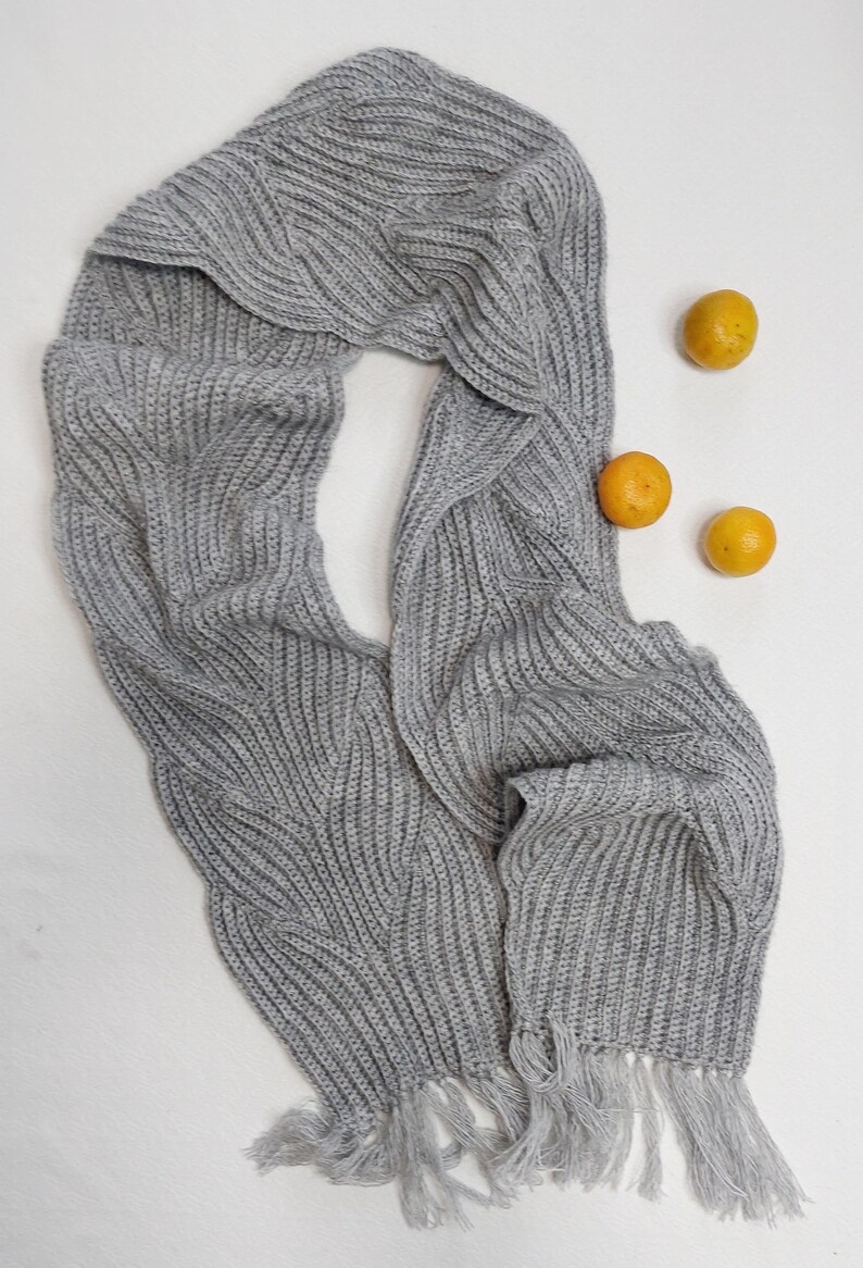 DIY Crochet Long Scarf Pattern (PDF) - Etsy