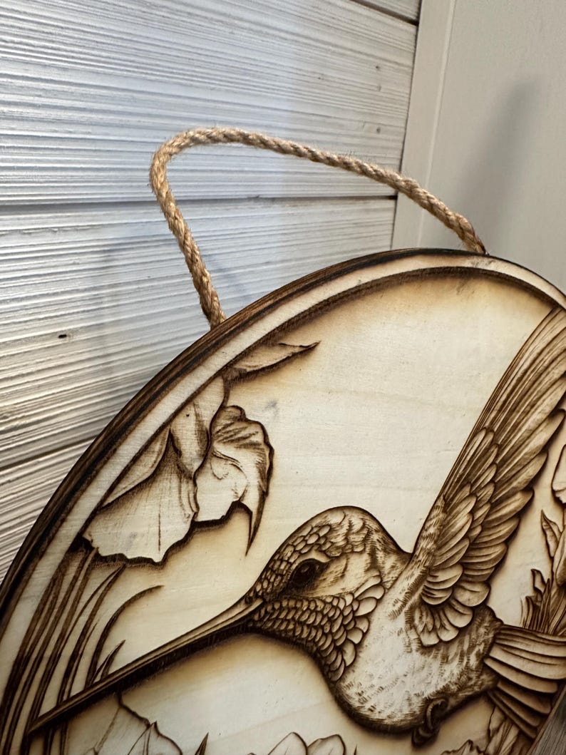 Round Humming Bird Wall Hanging - Etsy
