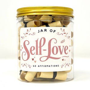 Affirmations Jar of Self Love 60 Affirmations to Motivate, Uplift, and ...