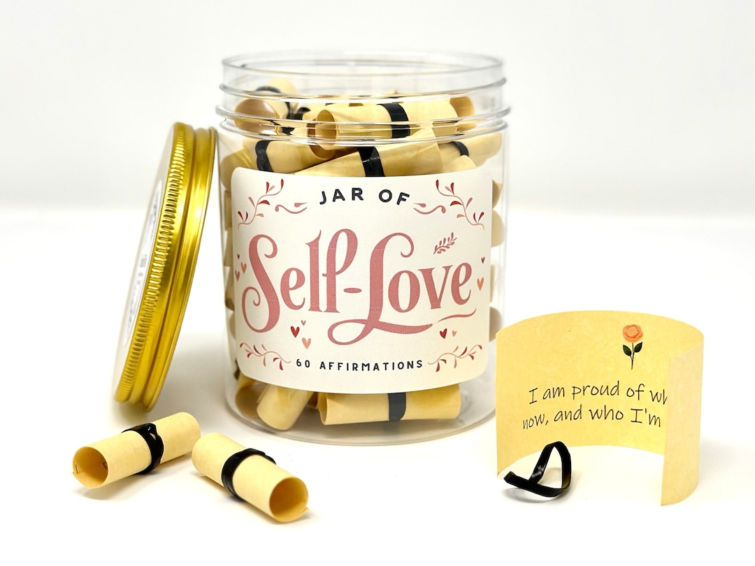 Affirmations Jar of Self Love 60 Affirmations to Motivate, Uplift, and ...