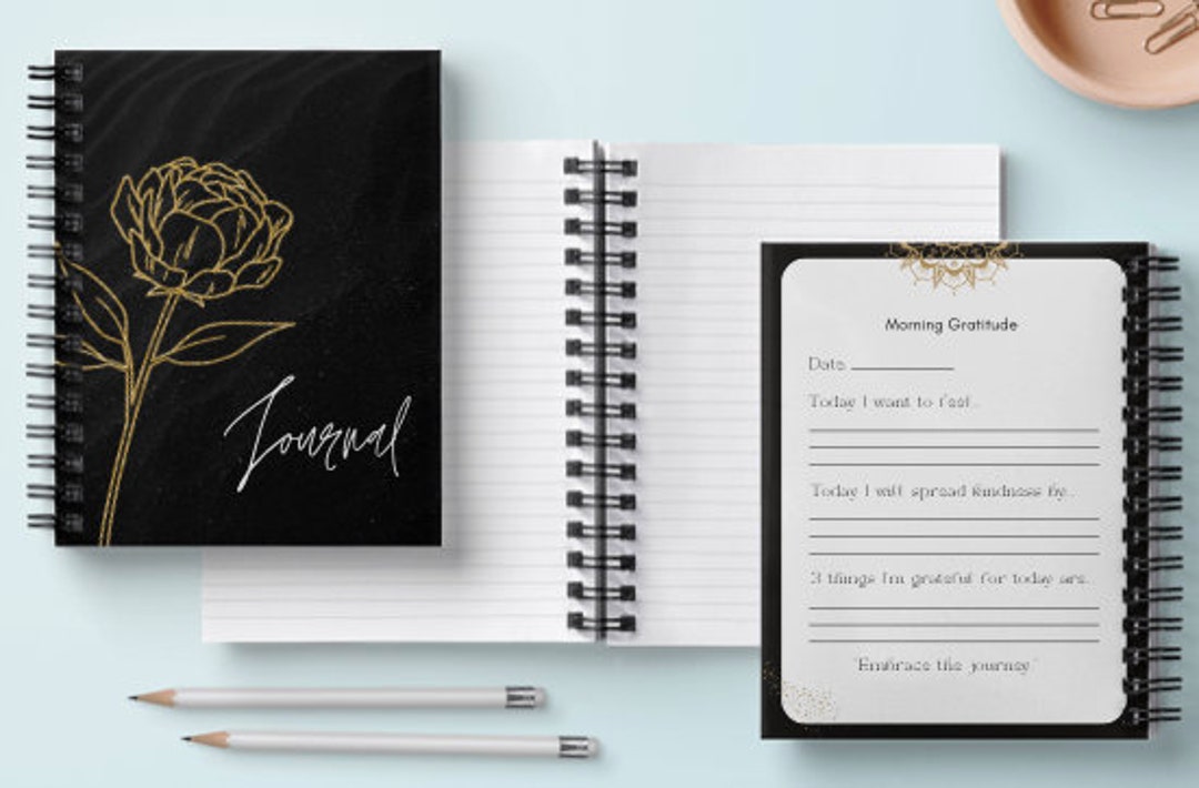 Gratitude Journal Hard Copy: Happiness, Mindfulness, and Self-care ...