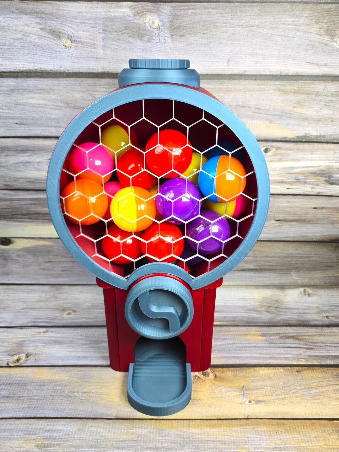 3D Printed Toy Gumball Machine | Colorful Desk Decor - Etsy