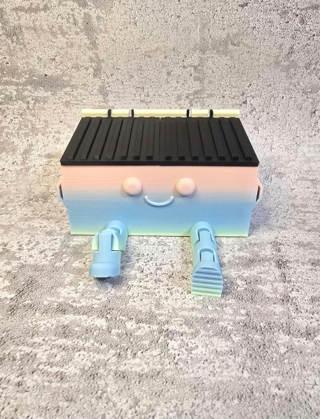 Mini Dumpster Decor – Unique Miniature Trash Bin for Dollhouses ...