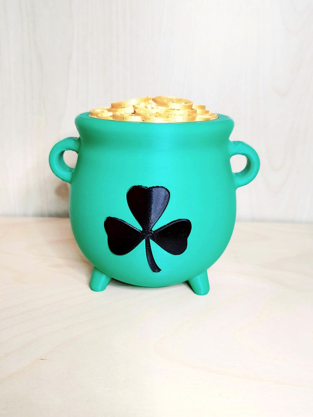 Leprechaun Cauldron Money Box, Money Pot for St Patrick's Day, 3D ...