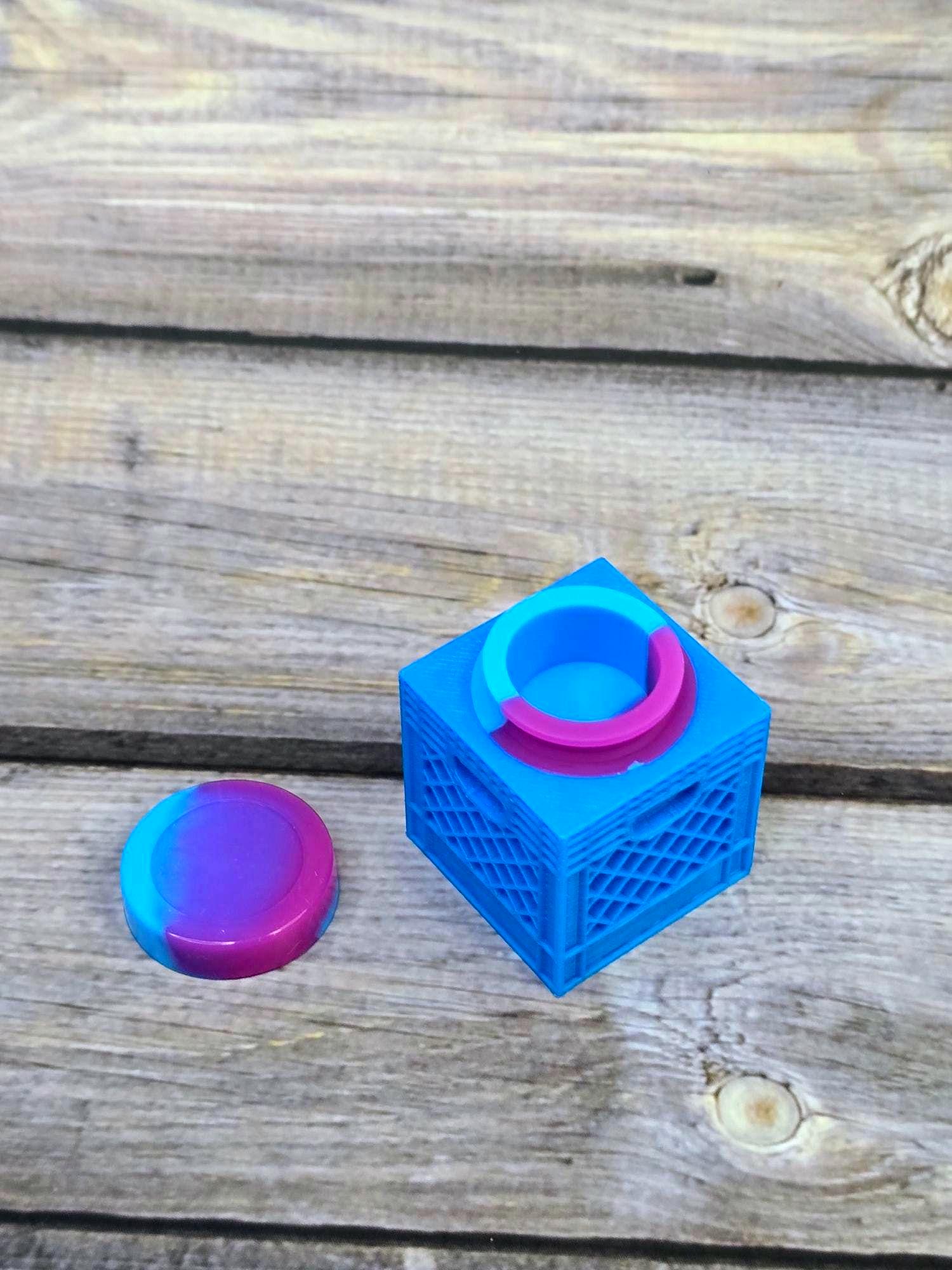 3D Printed Milk Crate for 5ml Silicone Container | Compact Catcher ...
