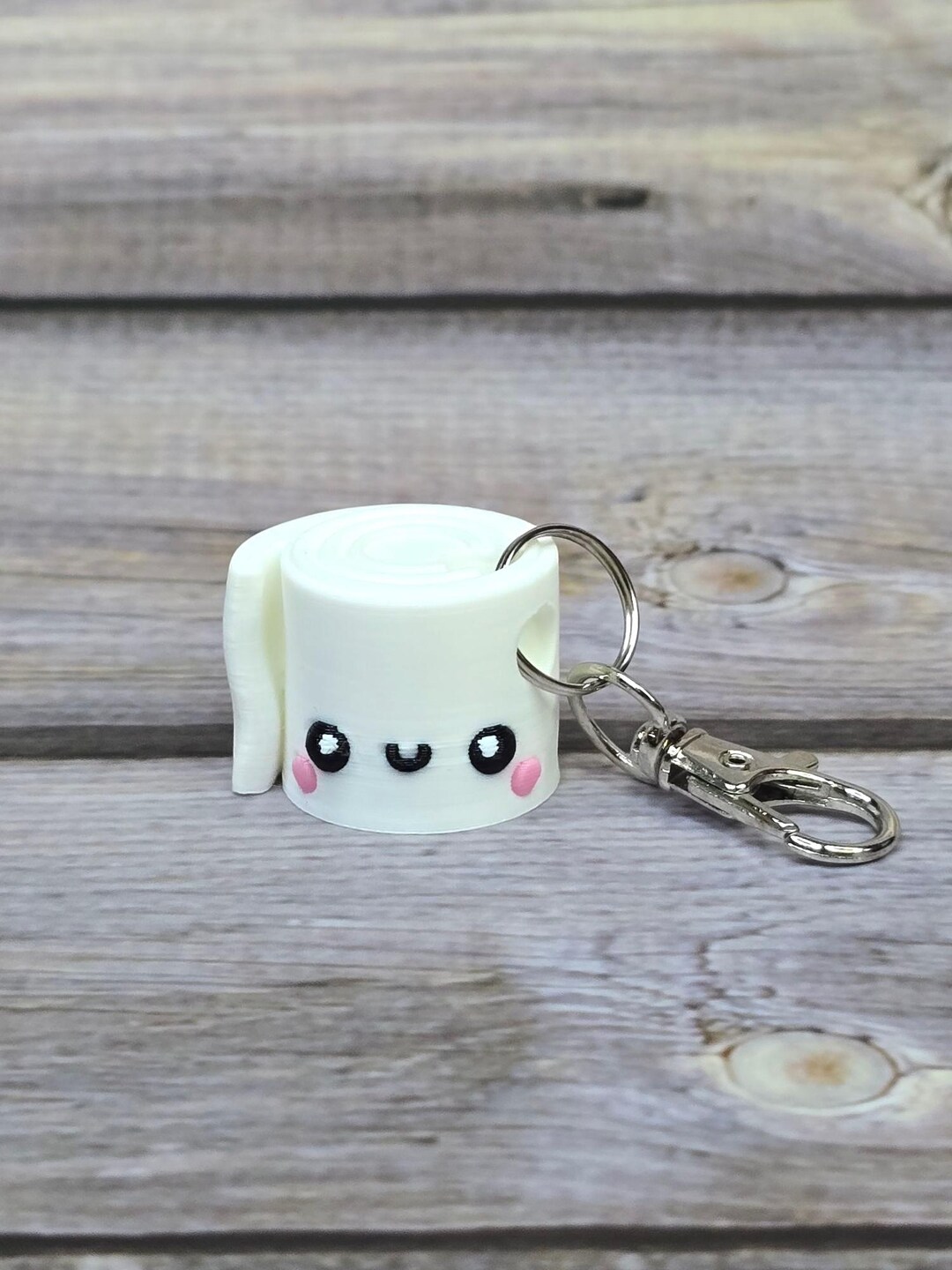 Smiling Toilet Paper Keychain Gift - Etsy