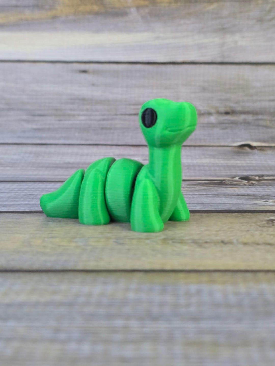 Adorable 3D Printed Brontosaurus Dinosaur Toy – Customizable Colors ...
