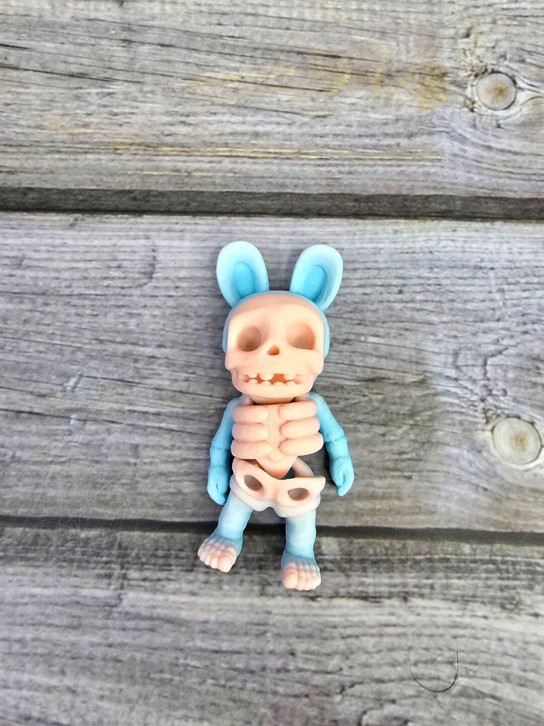 Articulated Tiny Easter Skeleton - Handmade Miniature Skeleton Figurine ...