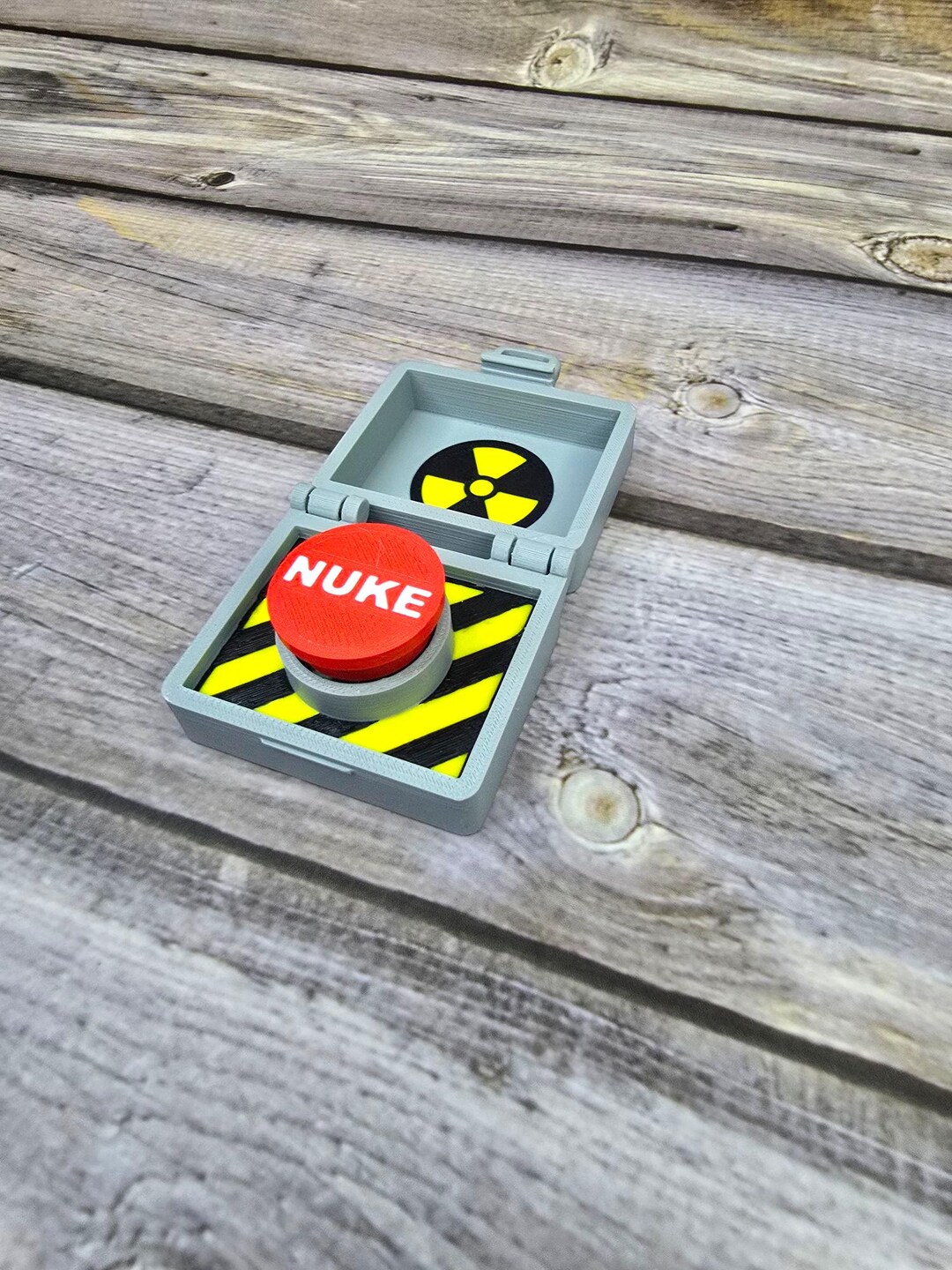 Nuclear-themed Fidget Clicker – Fun Desk Toy With Bold Design - Etsy