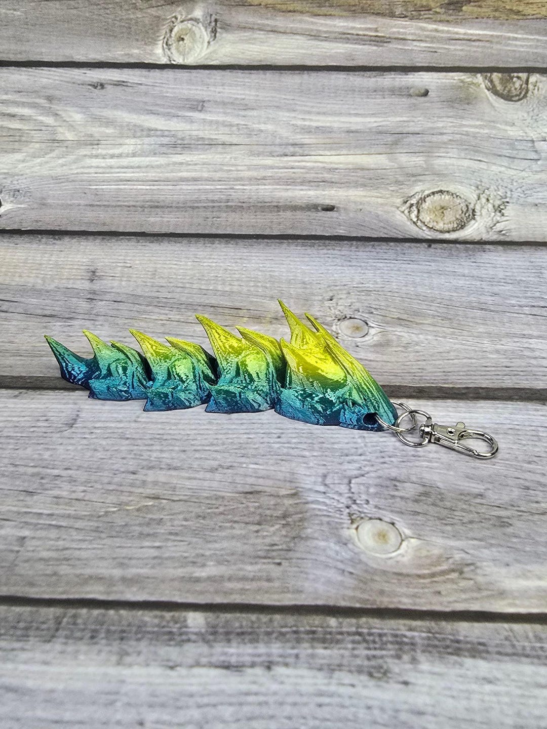 Baby Sea Serpent Articulated Keychain – Flexible, Poseable Mythical ...