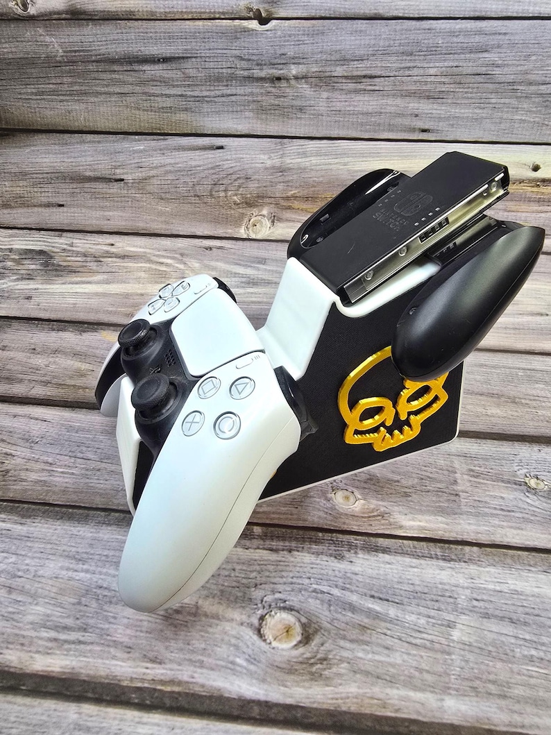 Dual Gaming Controller Stand: Universal Gamer Desk Organizer - Etsy