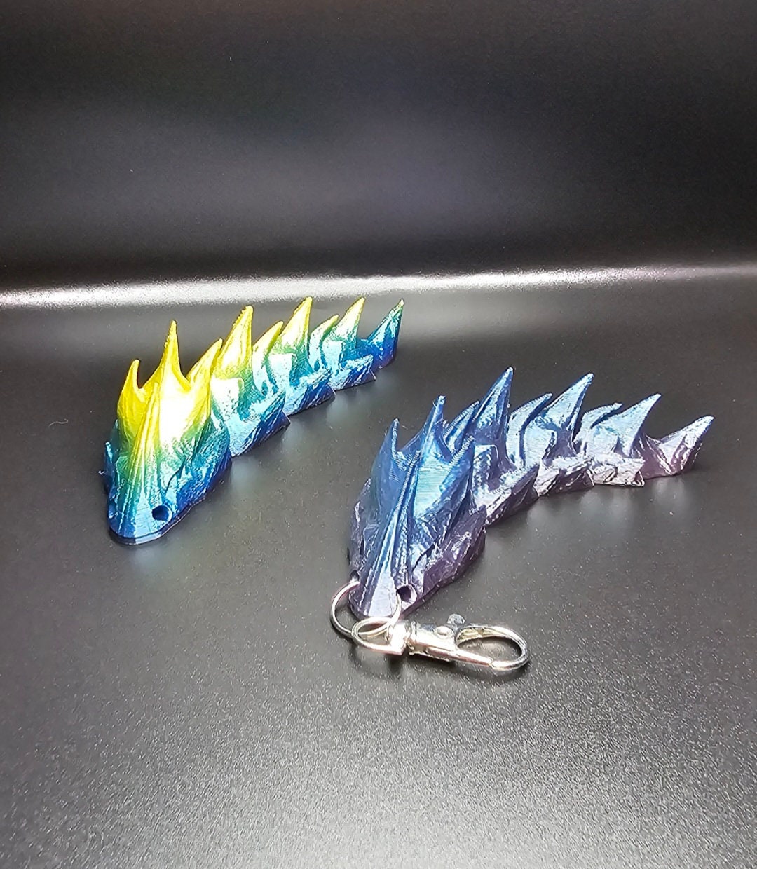 Baby Sea Serpent Articulated Keychain Unique Keychain for Women and Men ...