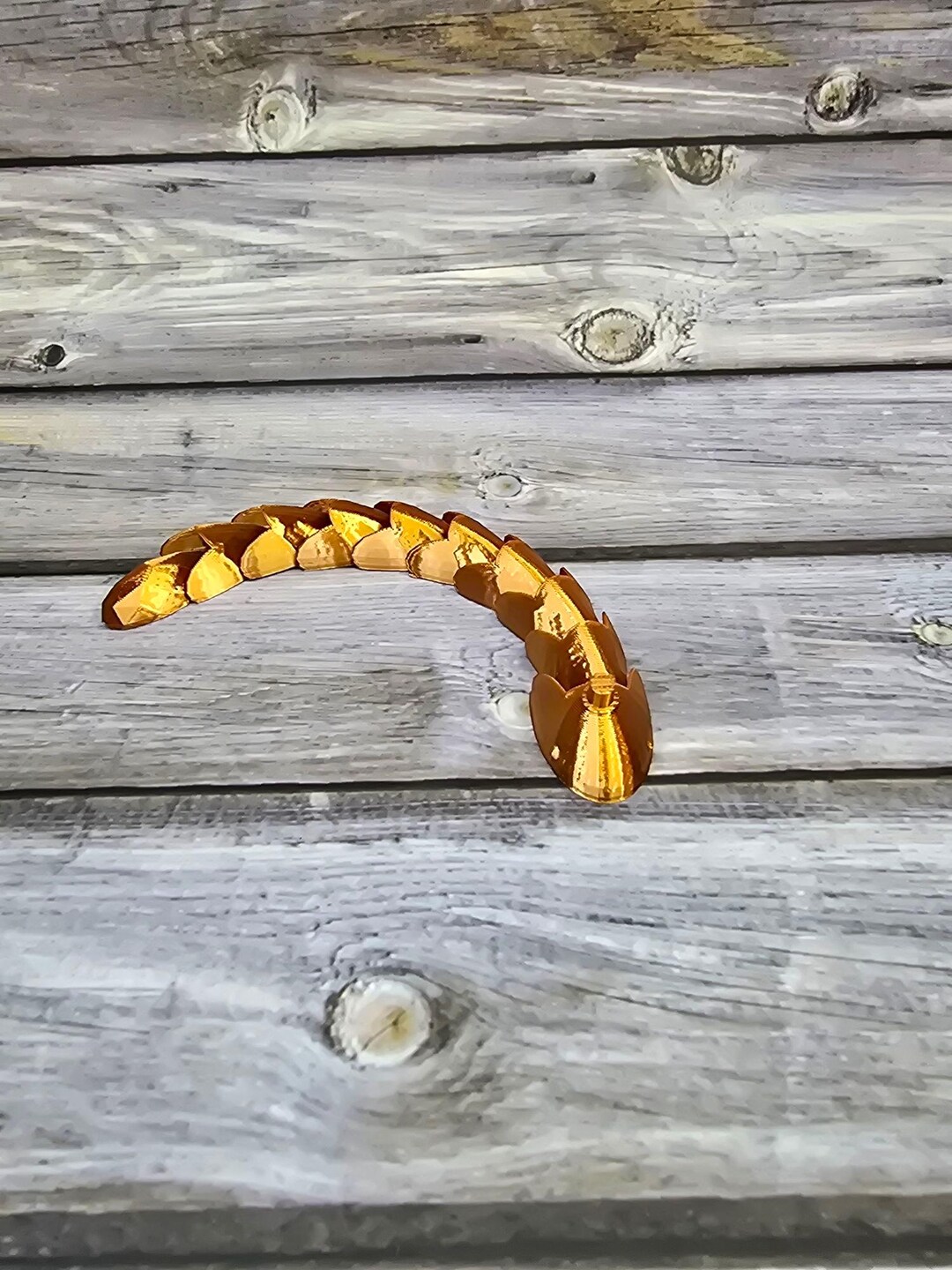 Articulated Snake Fidget Toy - 3D Printed Flexible Snake - Wiggly ...